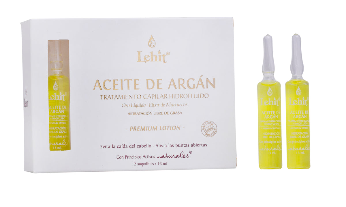 Aceite de Argan x 12 ampolletas – Lehit